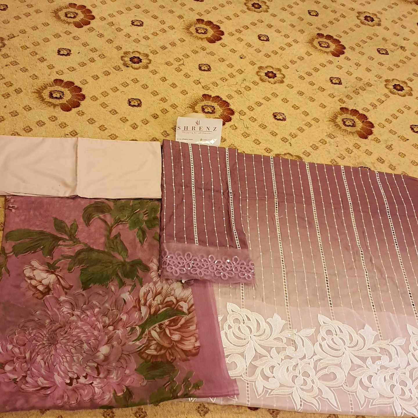 Maria B Purple Luxury Lawn Collection Replica - SHRENZ